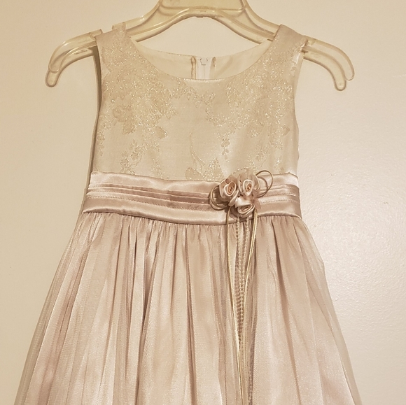 Kids Dream | Dresses | 2 Gold Dress For Girls Size 56 | Poshmark